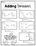 Dinosaur Math Preschool Theme Pack - Made By Teachers