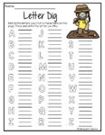 Letter Dig Preschool Literacy Center - Made By Teachers