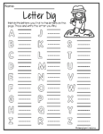Letter Dig Preschool Literacy Center - Made By Teachers