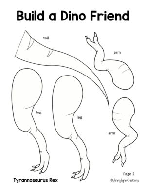 My Dino Friend Editable Writing Craft | Made By Teachers