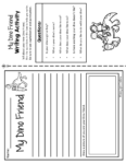 My Dino Friend Editable Writing Craft | Made By Teachers
