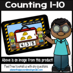 Counting 1-10: Construction BOOM Cards FREEBIE | Made By Teachers
