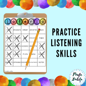 Spanish Cognates Practice | Lotería Game | Made By Teachers