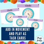 Review game for time with clocks | Made By Teachers