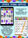 Lotería Game | Spanish School Supplies practice - Made By Teachers