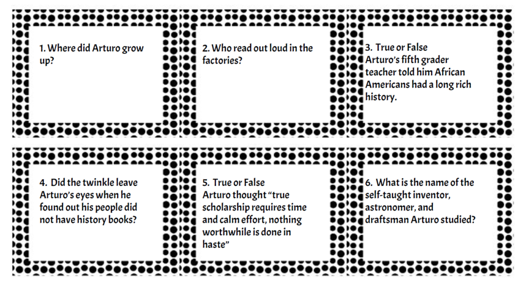 Schomburg (Weatherford) Battle of the Books Prep | Made By Teachers
