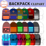 Backpack Back to School Clipart | Made By Teachers