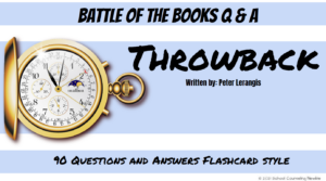 Throwback (Lerangis) Battle of the Books Prep - Made By Teachers