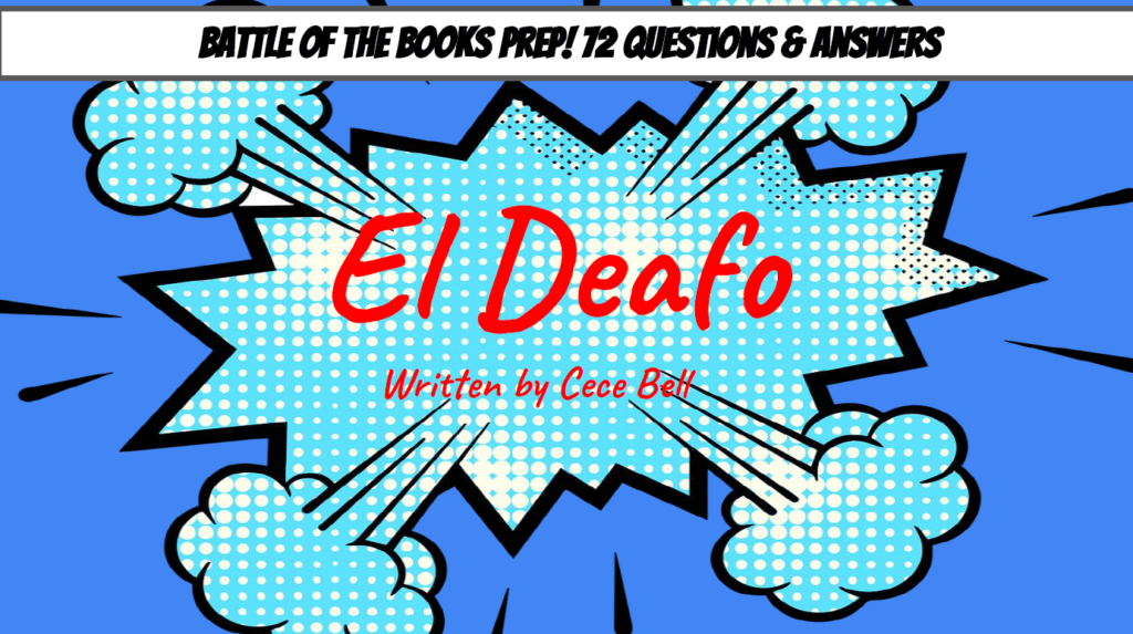 El Deafo (Cece Bell) Battle of the Books Prep | Made By Teachers