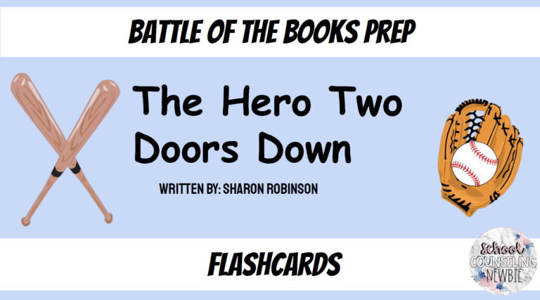 The Hero Two Doors Down (Robinson) Battle of the Book Prep - Made By ...