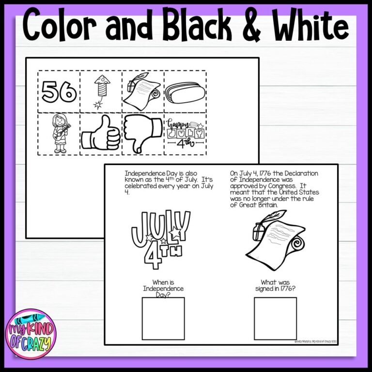 Independence Day Adapted Book | Special Ed | Made By Teachers