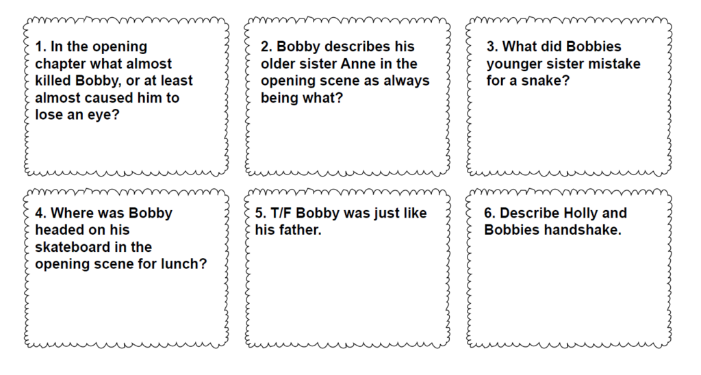 Bobby The Brave Sometimes (Yee) Battle of the Book | Made By Teachers