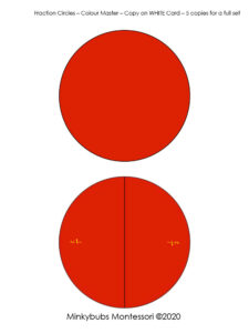 Cut-out Labeled Fraction Circles (1-20) Montessori - Made By Teachers