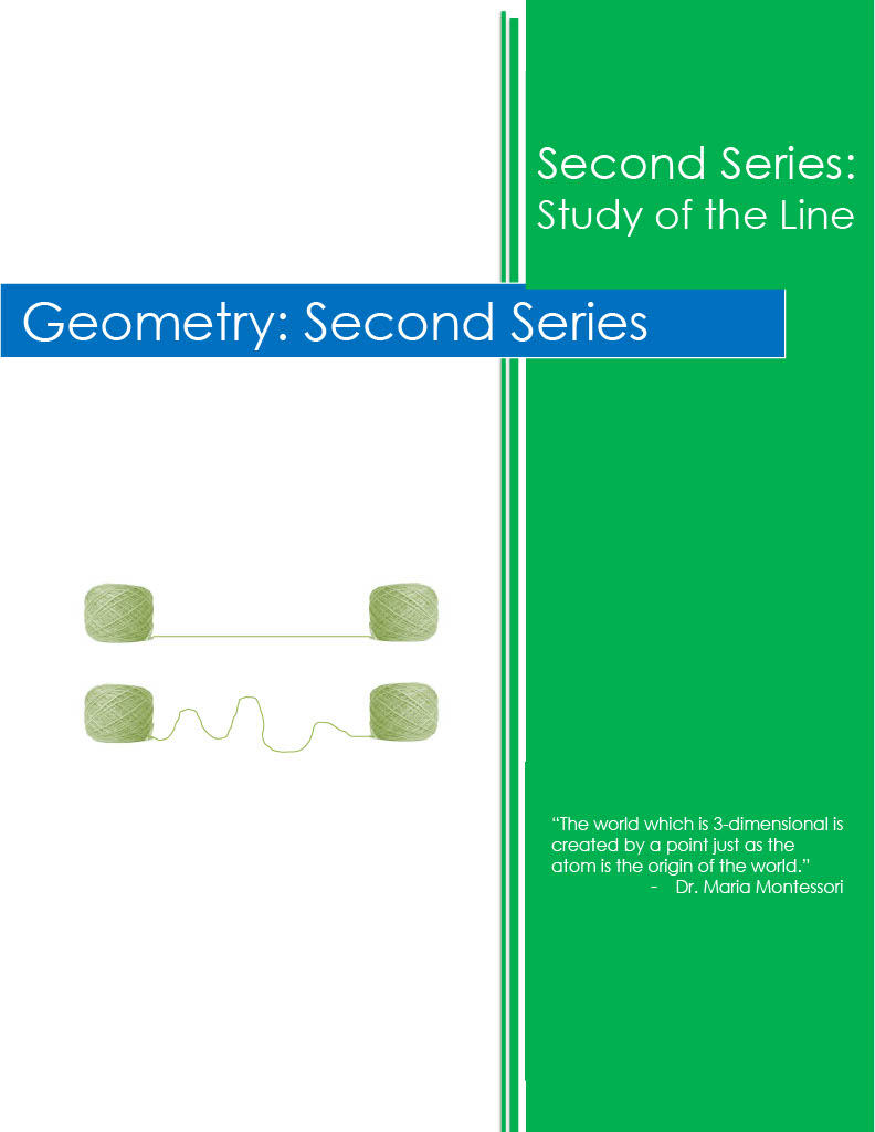 Geometry 1 Lessons Study of Line Montessori Unit 2 - Made By Teachers