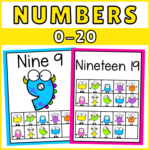 Silly Monster 10 Frames Counting Preschool | Made By Teachers