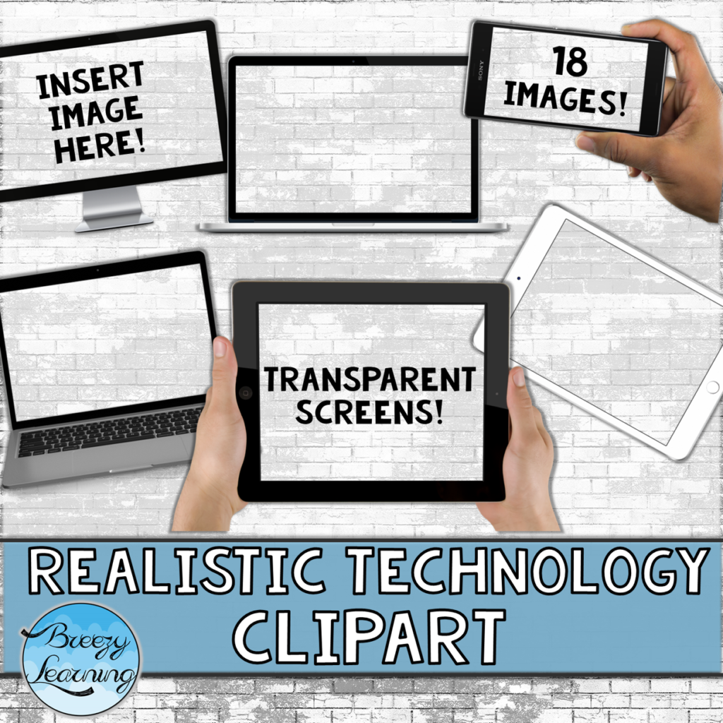 Technology Clipart - PNG - Commercial Use | Made By Teachers