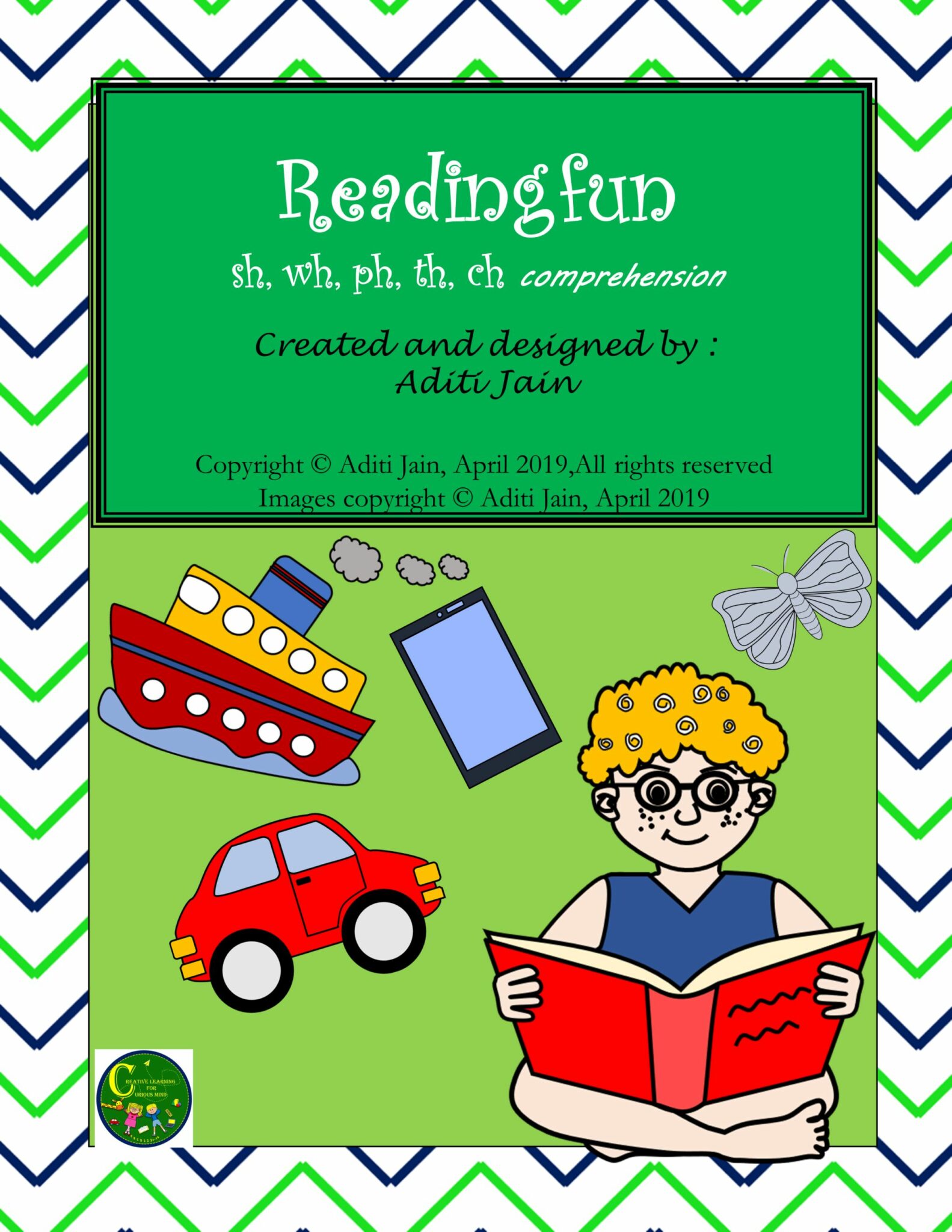 Reading Comprehension SH, PH, TH, CH , WH - Made By Teachers