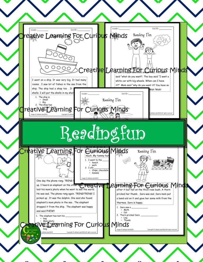 Reading Comprehension SH, PH, TH, CH , WH | Made By Teachers