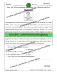 Reading Comprehension Healthy Living | Made By Teachers