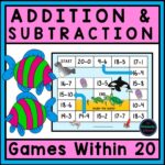 Addition and Subtraction Games to 20 - Made By Teachers