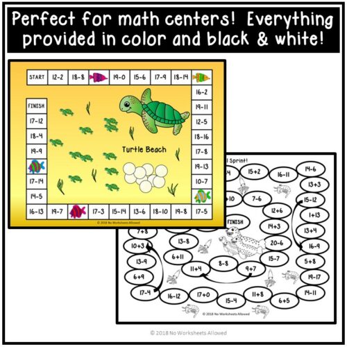 Addition and Subtraction Games to 20 | Made By Teachers
