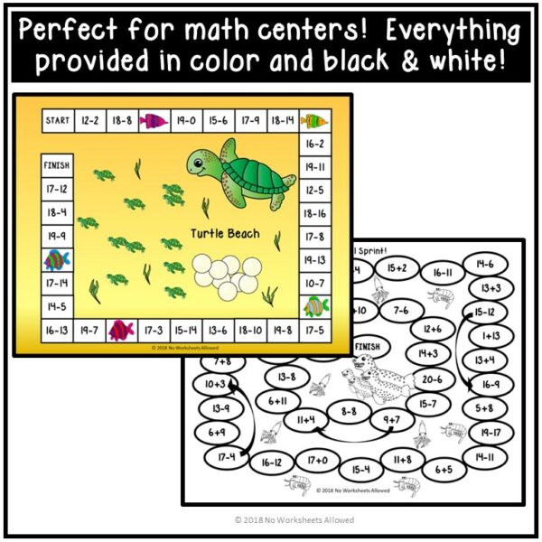 Addition and Subtraction Games to 20 | Made By Teachers