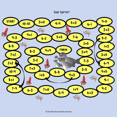 Addition and Subtraction Games to 10 - Made By Teachers