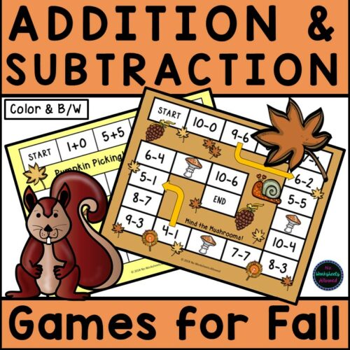 Addition and Subtraction Games to 5 | Made By Teachers