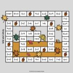 Fall Addition and Subtraction to 10 Games - Made By Teachers