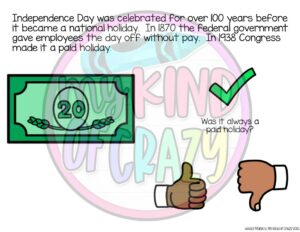 Independence Day Adapted Book | Special Ed - Made By Teachers