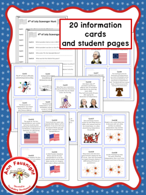4th of July Scavenger Hunt - Made By Teachers