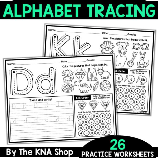 Alphabet Tracing Worksheets | Made By Teachers