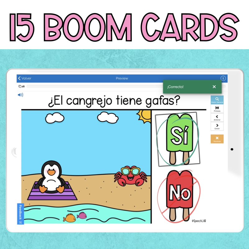 FREE Boom Cards | Preguntas Sí - No | Summer Yes - | Made By Teachers
