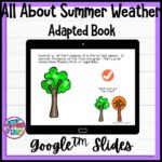 Summer Weather Adapted Book Google Slides | SpecEd - Made By Teachers