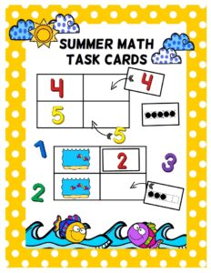 Summer Math Task Cards | Made By Teachers