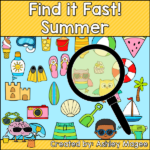 Summer Find it Fast Card Game - Made By Teachers