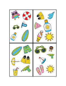 Summer Find it Fast Card Game | Made By Teachers