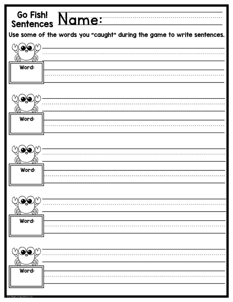 Summer Seasonal Fun Go Fish Game - Themed Game - Made By Teachers