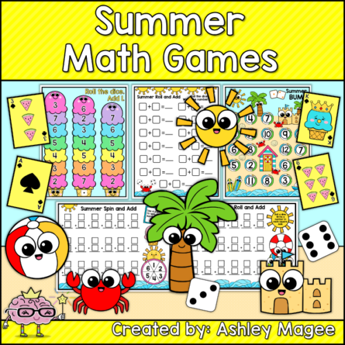 Summer Math Games: Fun Themed Addition Math Games | Made By Teachers