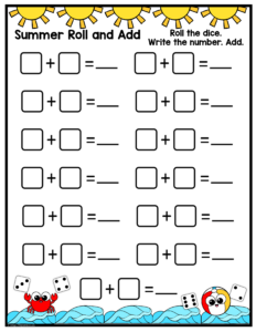 Summer Math Games: Fun Themed Addition Math Games | Made By Teachers