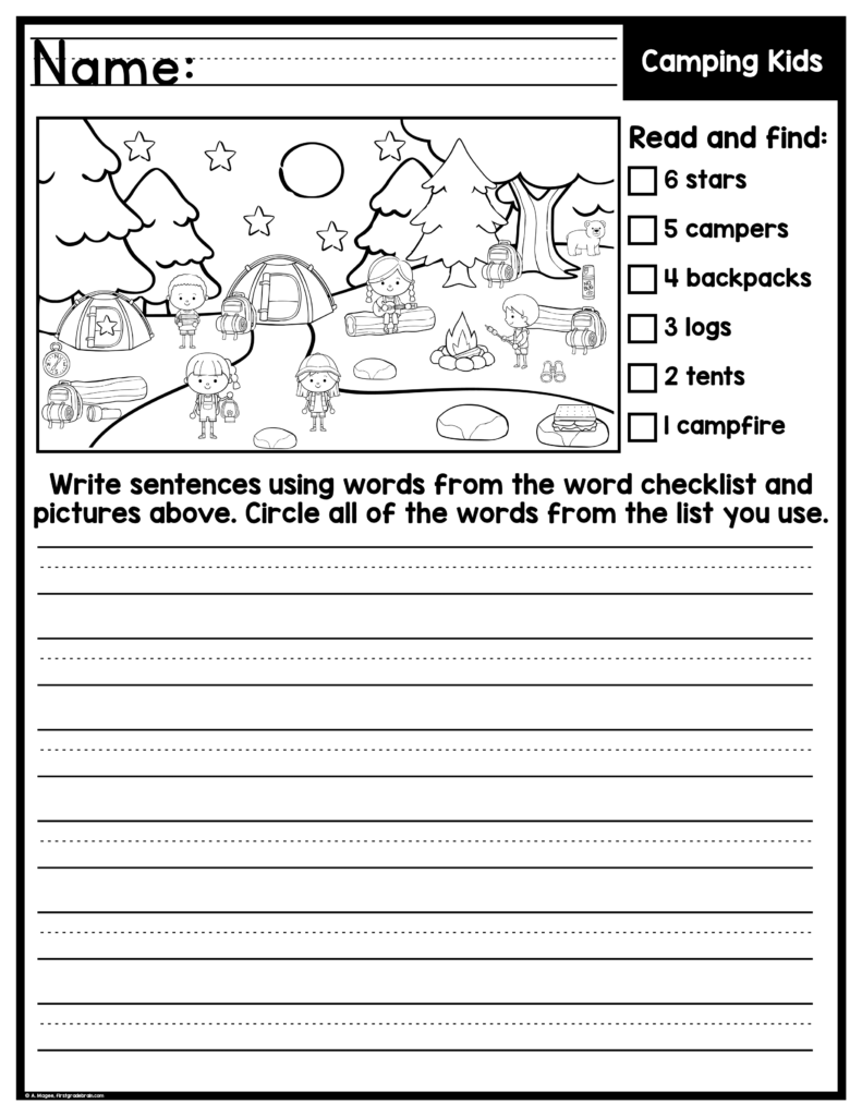 Read, Find, Write Summer - Writing center activity | Made By Teachers