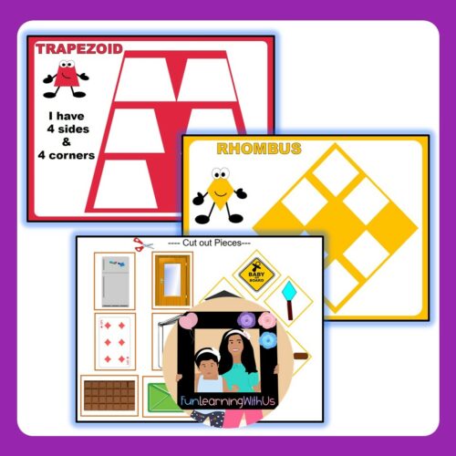 2D Shape Sorting Mats for Preschooler & Kinderkids | Made By Teachers