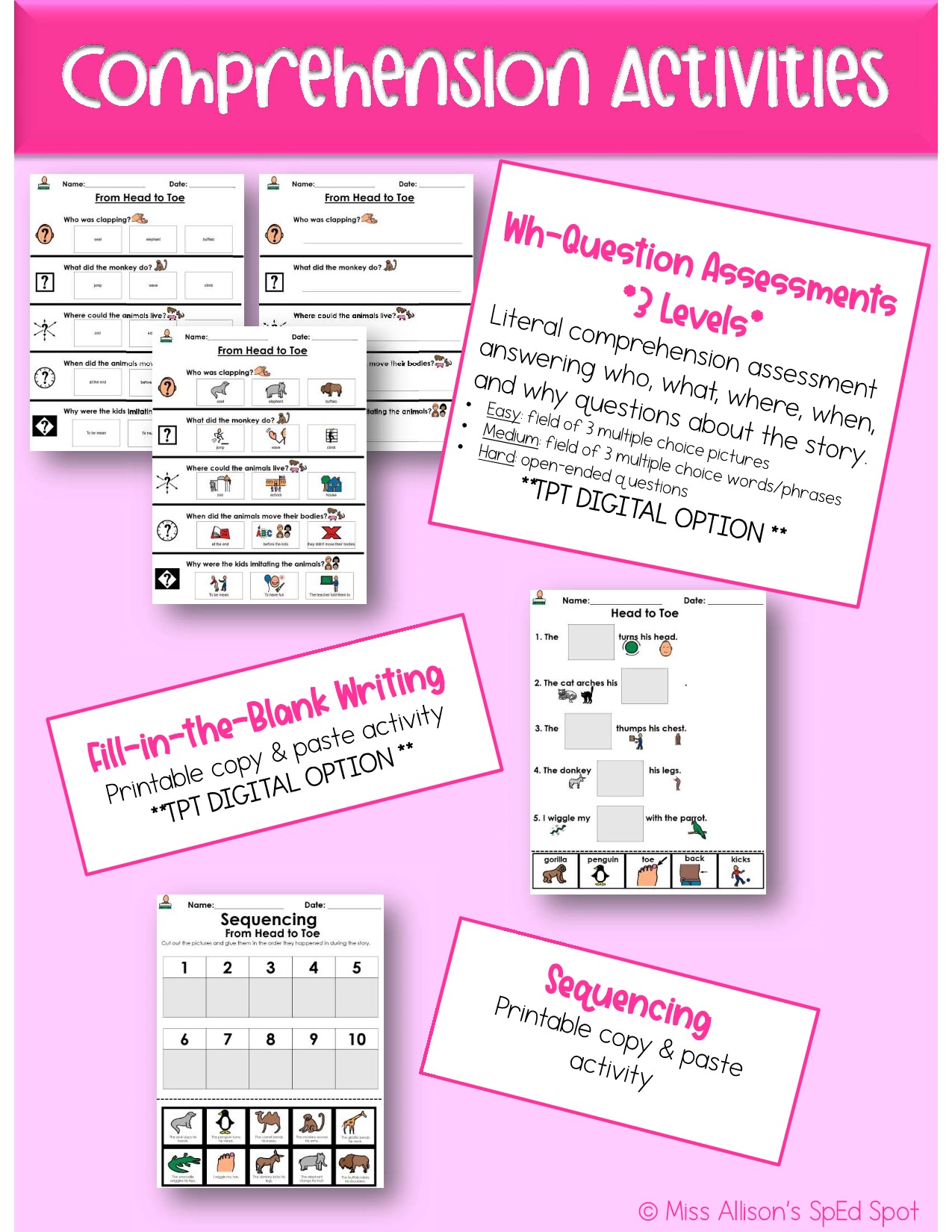 From Head to Toe Supports for Special Education - Made By Teachers