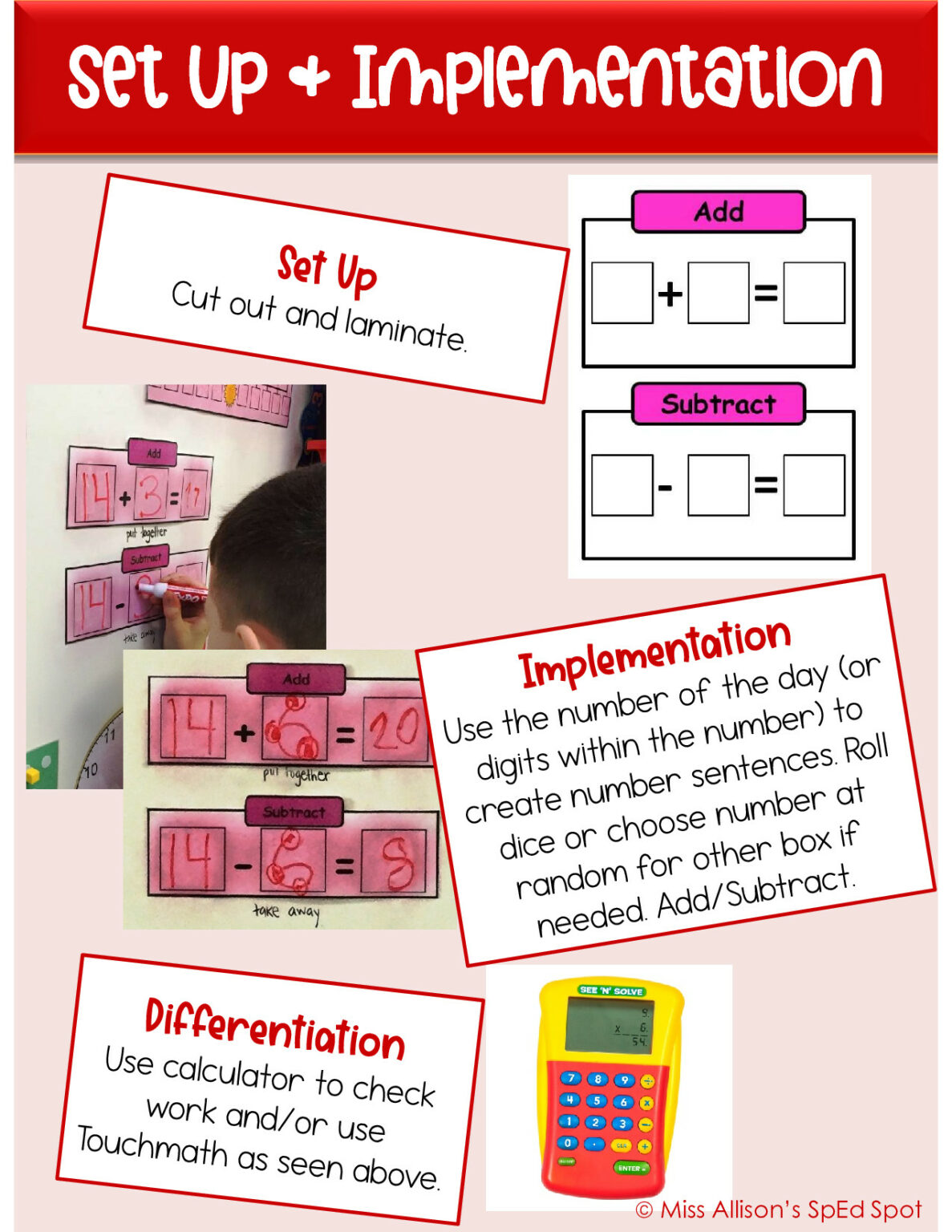 Number of the Day Math Corner - Made By Teachers