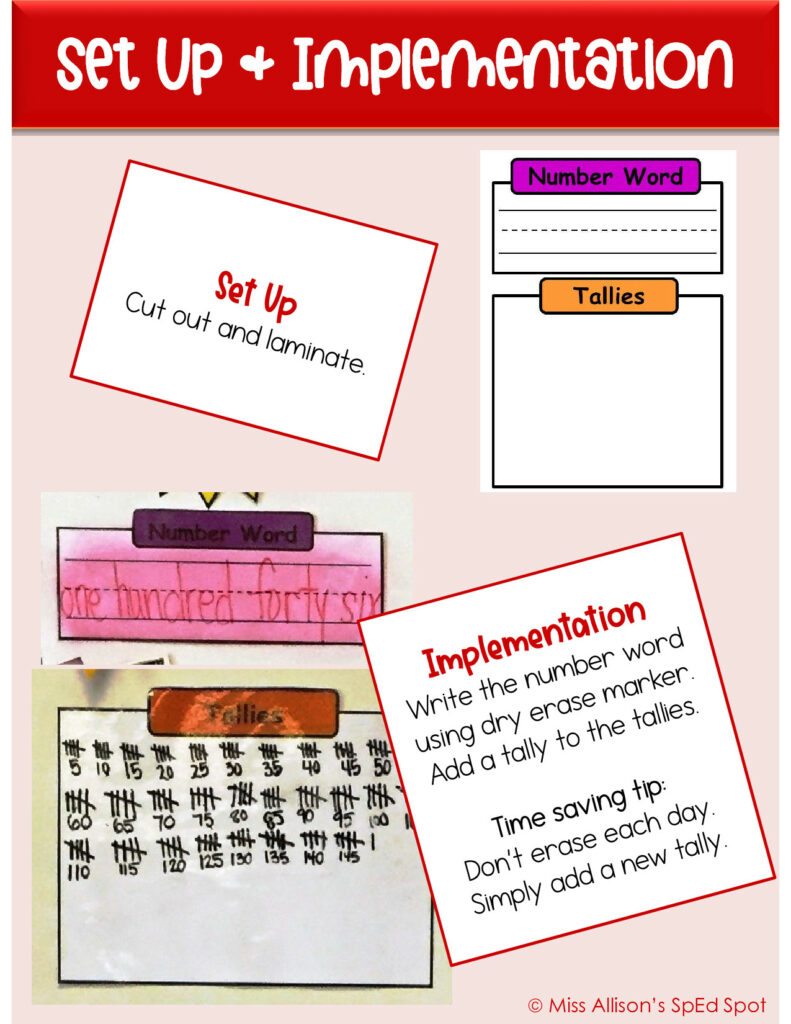 Number of the Day Math Corner - Made By Teachers