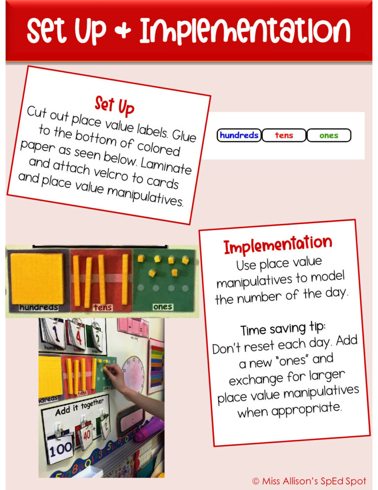 Number of the Day Math Corner - Made By Teachers