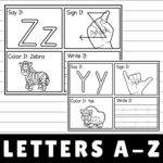 ASL Alphabet Worksheets Preschool - Made By Teachers