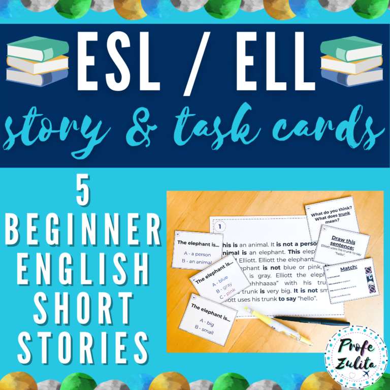 ESL / ELL Beginner Short Stories Bundle - Made By Teachers