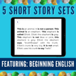 ESL / ELL Beginner Short Stories Set - Made By Teachers
