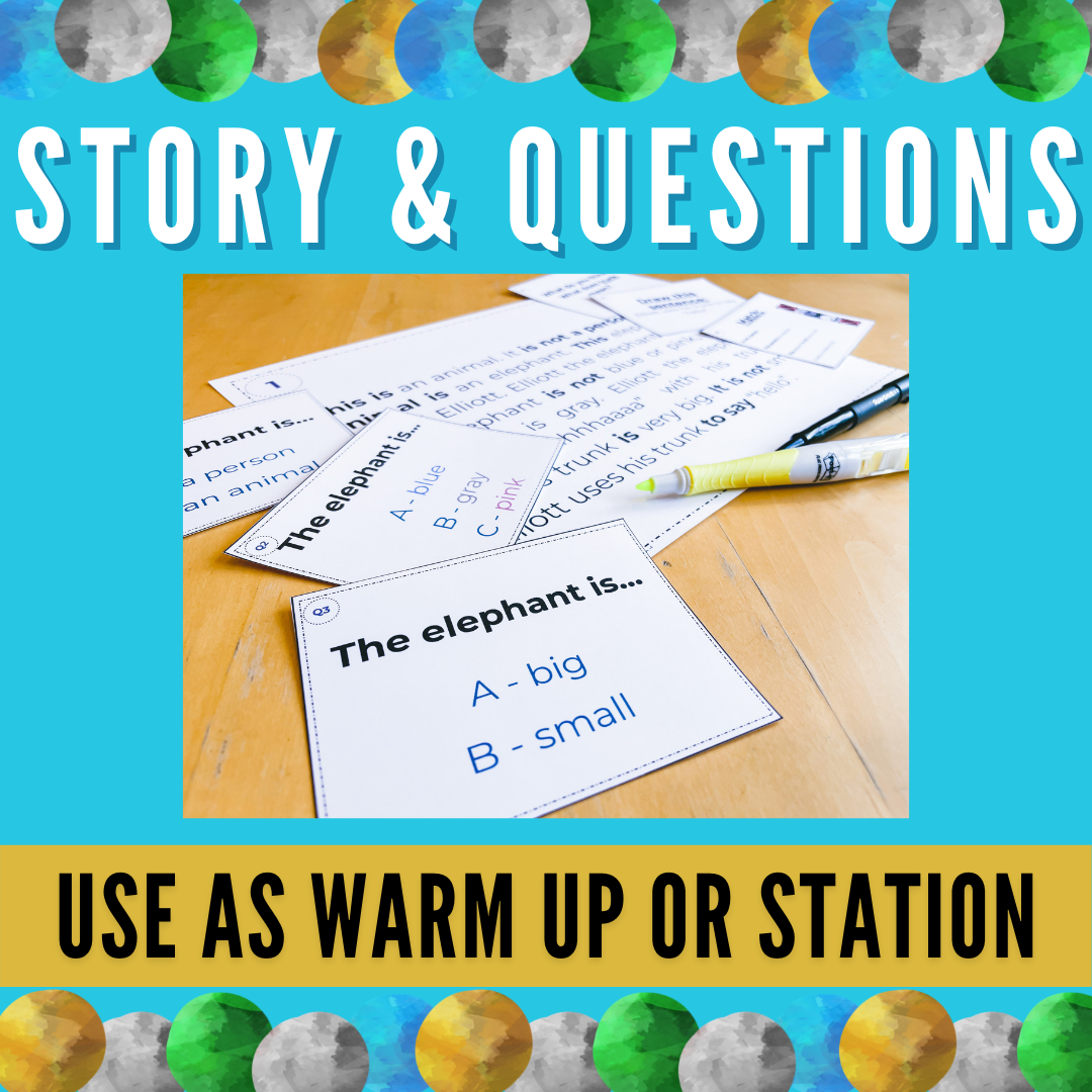 ESL / ELL Beginner Short Stories Set | Made By Teachers